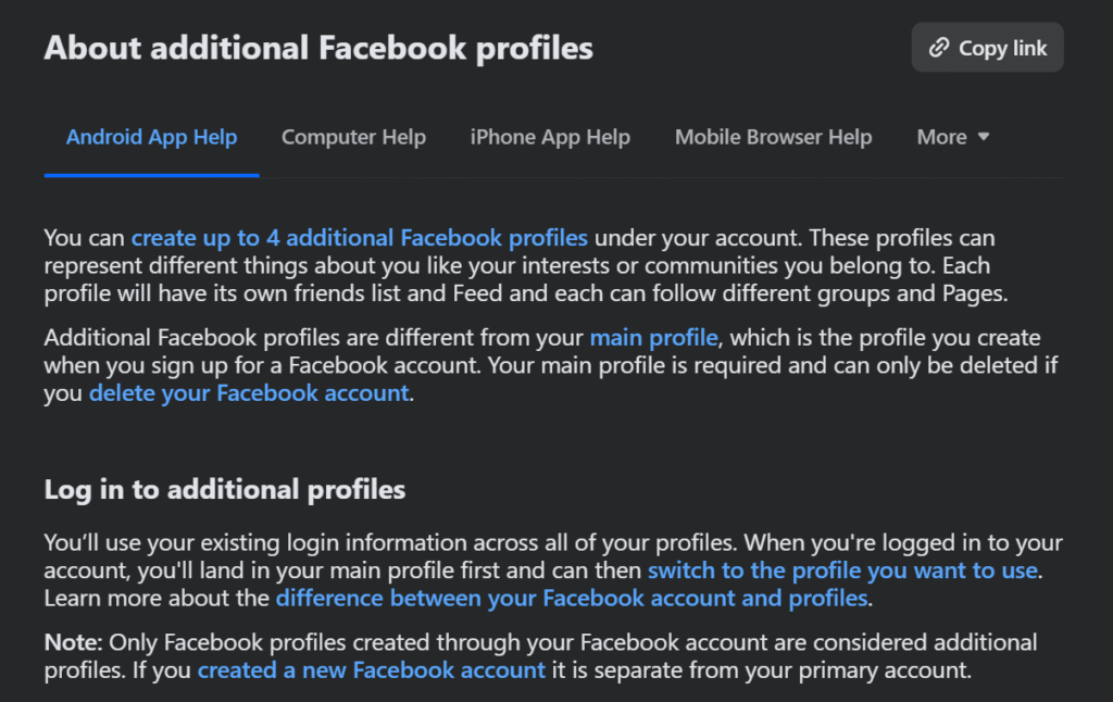 Multiple Facebook Accounts: How to Make and Manage a Second Facebook ...